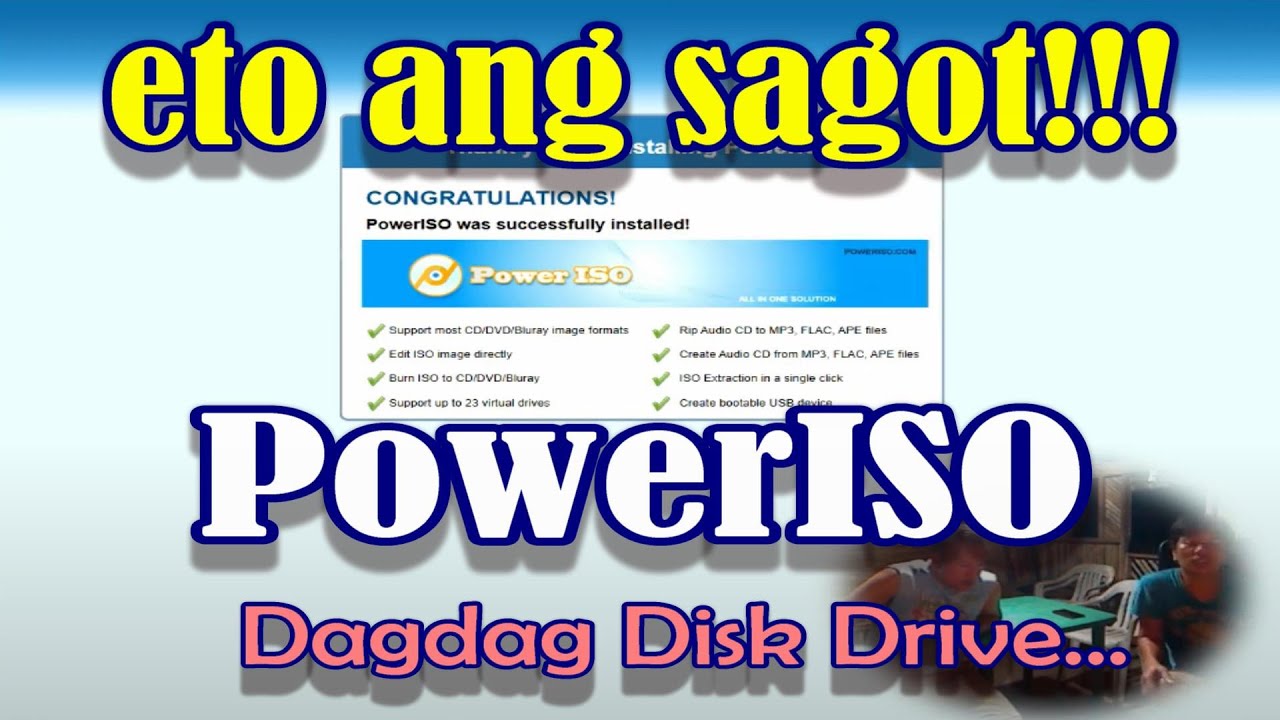 How To Install PowerISO and Create Virtual Drive - YouTube