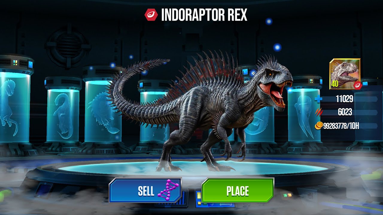 INDORAPTOR HYBRIDS 99 in JURASSIC WORLD THE GAME SOON HERE?!??! - YouTube