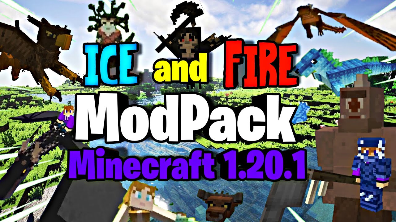 Este es el mejor pack de mods del Ice and Fire para minecraft pe 1.20 ...