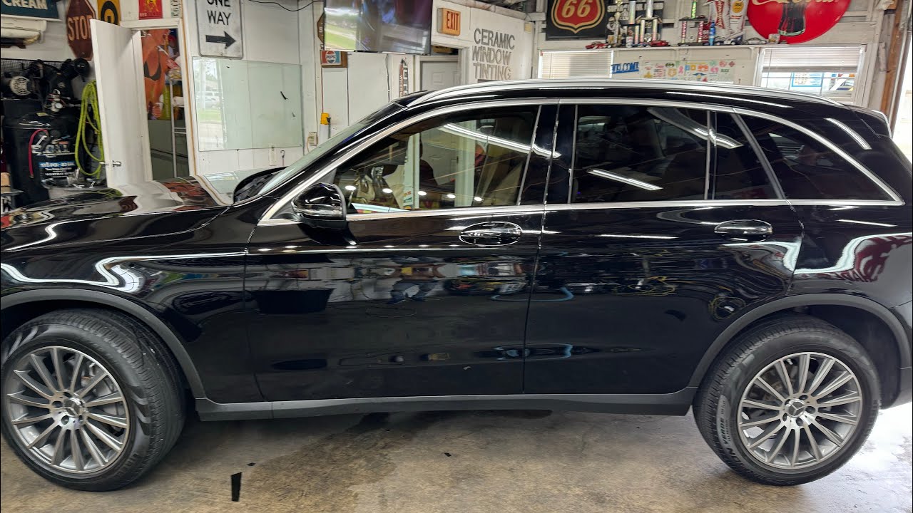 Window Tint on a 2020 Mercedes GLC 300 Ceramic 35% on the two front ...