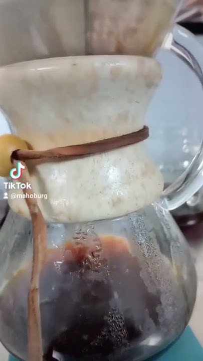 método Chemex café de El Salvador☕☕ #morecoffee #placeeres - YouTube