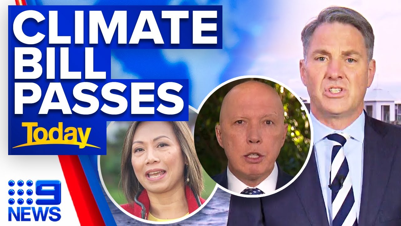 Emissions target set to become law after climate bill passes | 9 News ...