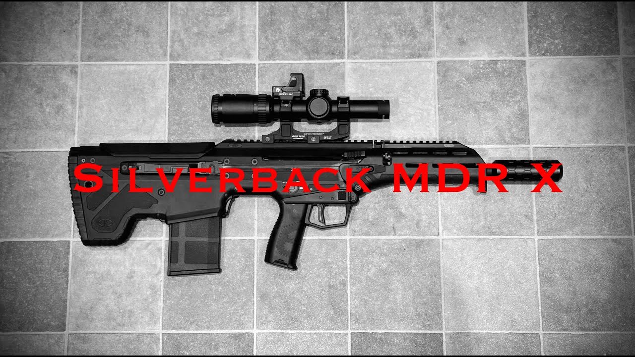 Breaking in the new Silverback MDR-X at North Staffs Airsoft - YouTube