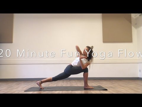 20 Minute "Go with the Flow" Yoga Class - YouTube