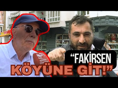 TEPKİ ÇEKTİ! FAKİRSEN KÖYÜNE GİT! Sokak Röportajı…