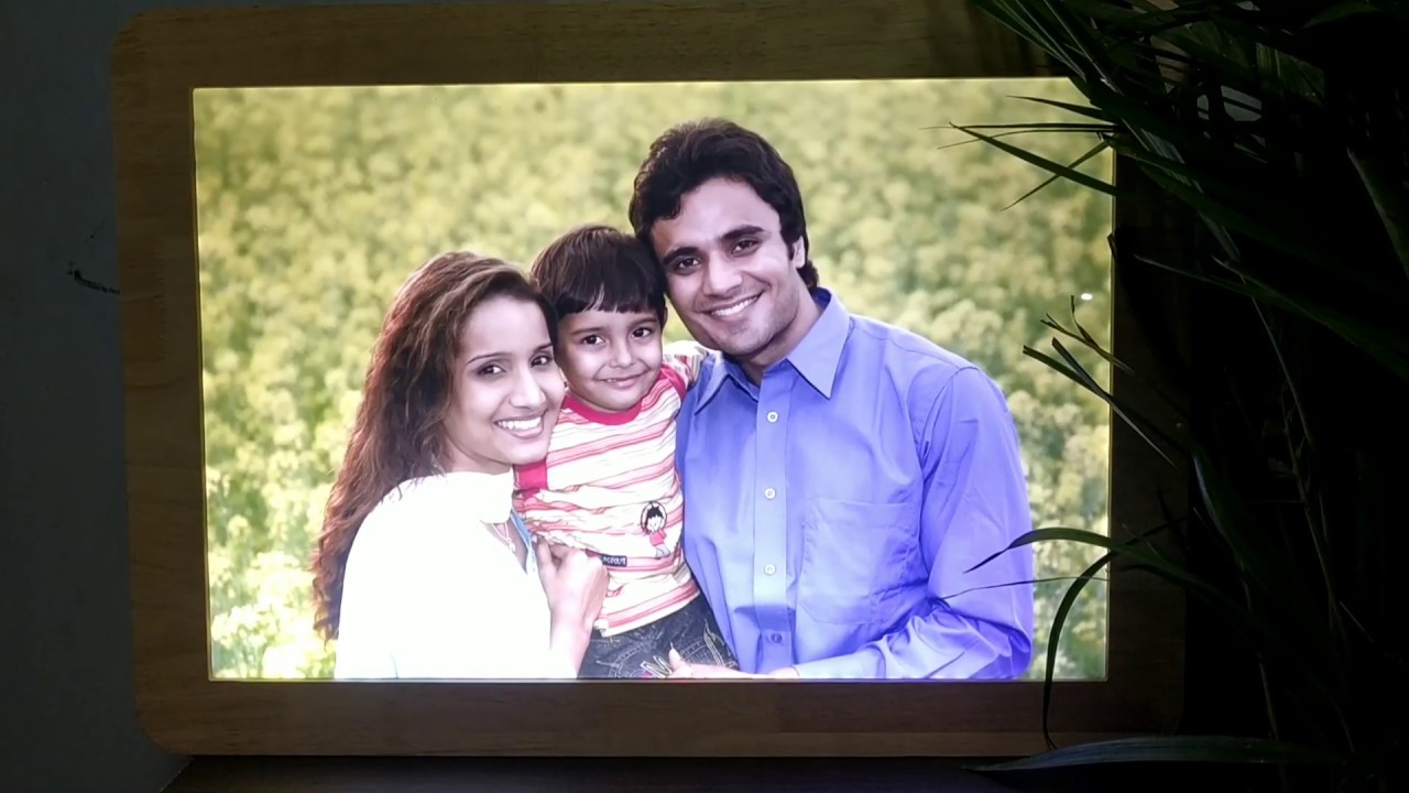12x18 Led Photo Frame - YouTube