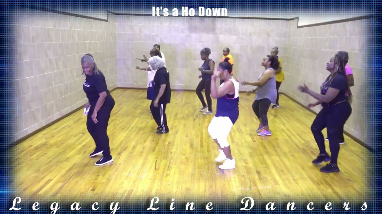It's a Ho Down Line Dance - YouTube
