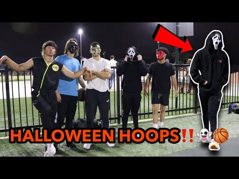 Ghost Face and Squad Gets Buckets! Halloween Hoops - YouTube