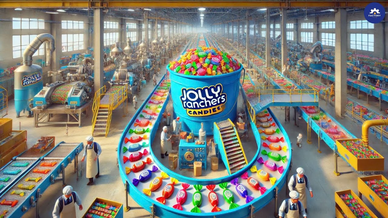 Candy Mega Factory: Processing Millions of Candies Using Modern ...
