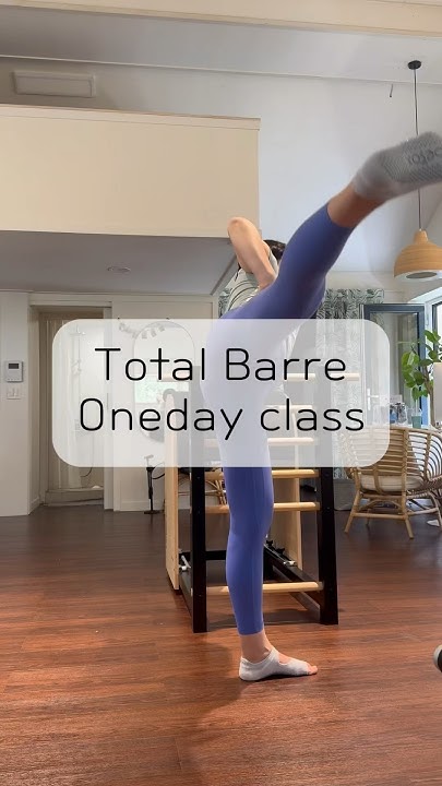 Total barre oneday class🩰 - YouTube