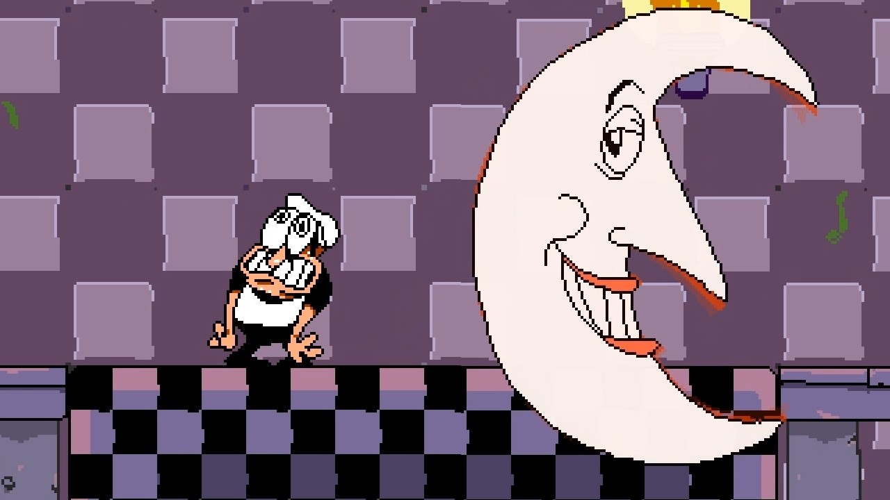 Pizza Tower, but WOON IS CHASING PEPPINO?! 🌙 [Pizza Tower mods Gameplay ...