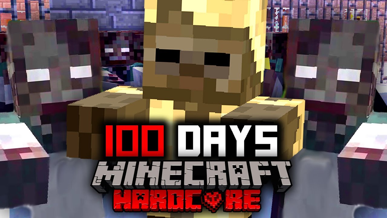 I Survived 100 Days in a Zombie Apocalypse in Minecraft Hardcore - YouTube