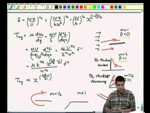 Mod-01 Lec-35 Falkner-Skan Boundary Layer Solutions - YouTube