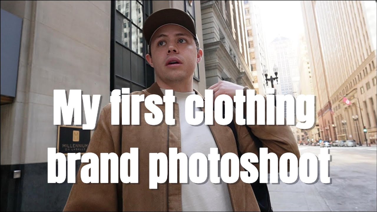 My first clothing brand photoshoot | vlog #6 - YouTube