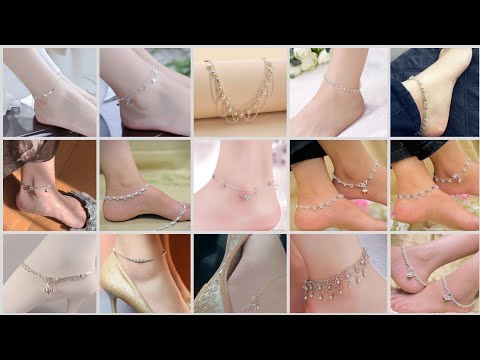 Latest silver anklet designs | bridal anklet designs 2025 | silver payal light weight 