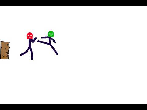 green vs red stick fight - YouTube