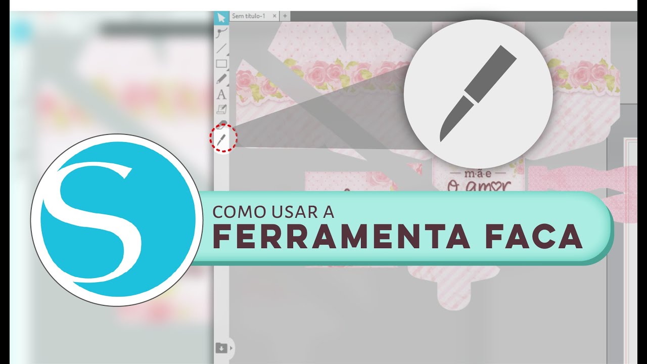 SILHOUETTE- Usando a ferramenta faca - YouTube
