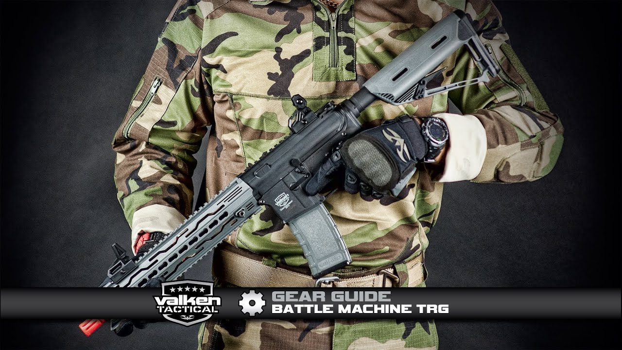 Valken Tactical Gear Guide Battle Machine TRG Series Rifle YouTube valken-tactical-gear-guide-battle-machine-trg-series-rifle-youtube