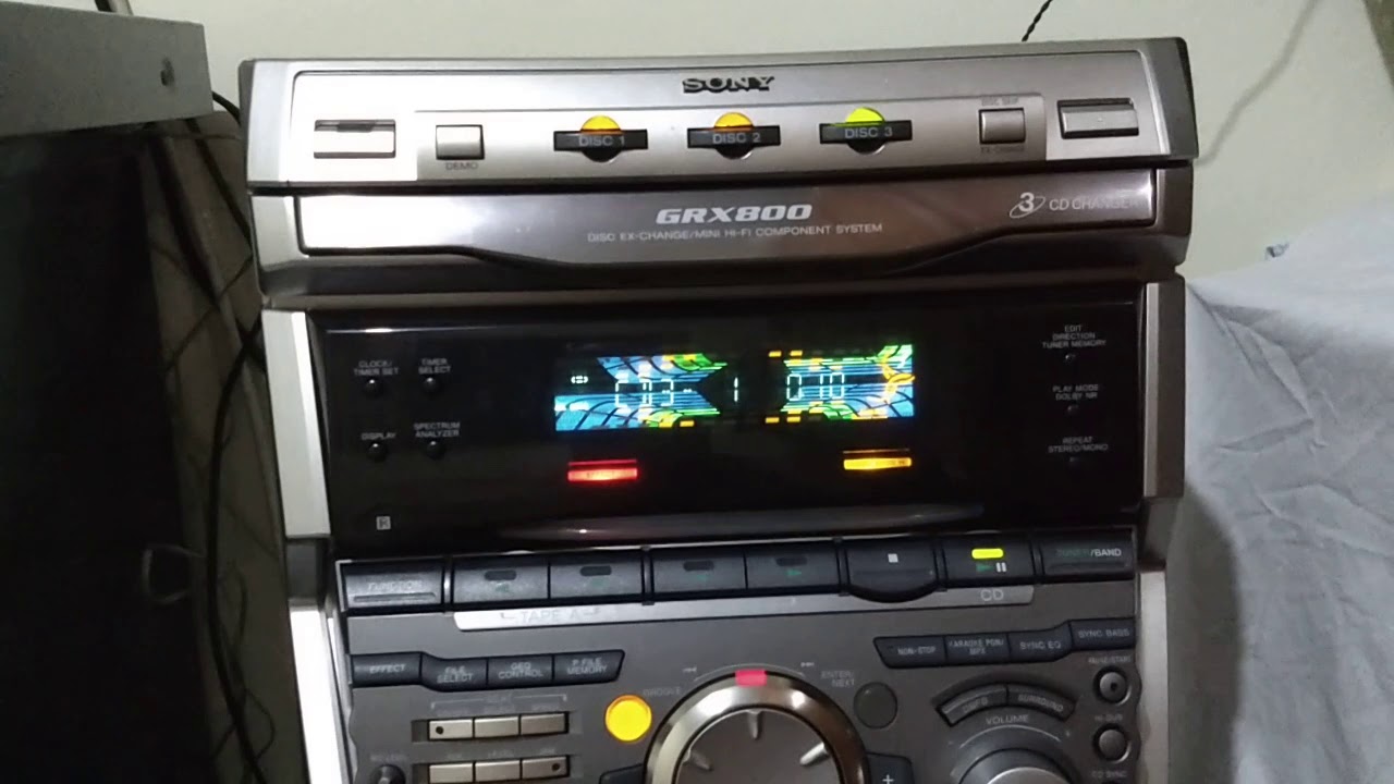 Mini system Sony grx 800 pequeno mas muito potente - YouTube