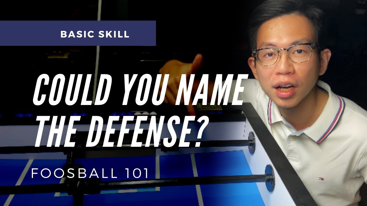 Could You Name ALL the 7 DEFENSES? | Foosball 101 (foosball tips) - YouTube