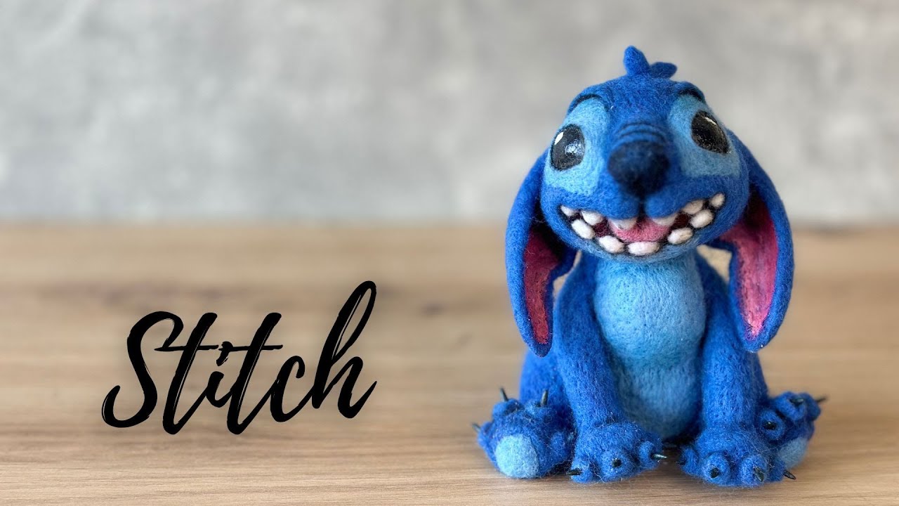 Creating Adorable Stitch Characters through Felting | DIY Felting ...