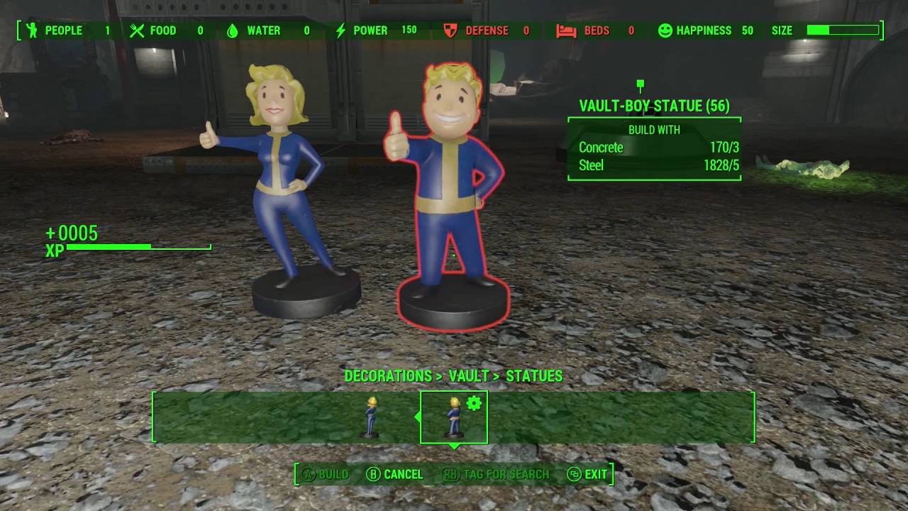 Fallout 4's "Vault-Tec" DLC: Basic building structures and Achievements ...