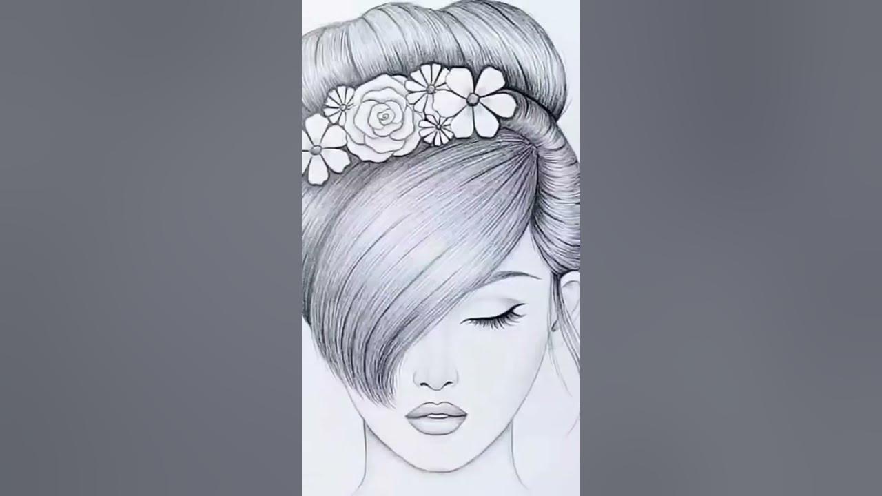 Beautiful Girls Drowing 🥰 ️ Youtube
