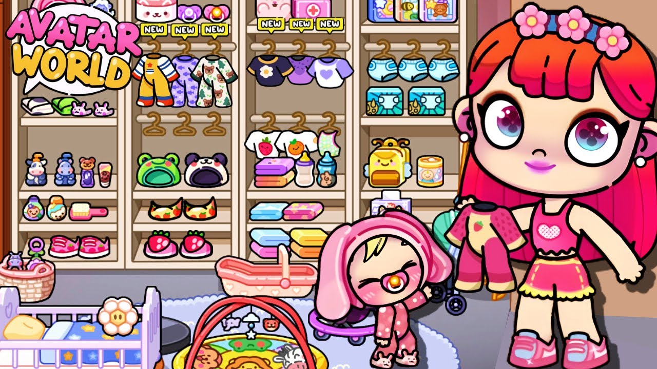 COMO PEGAR MUITAS ROUPINHAS E ITENS GRÁTIS DE BEBÊS NO AVATAR WORLD ...