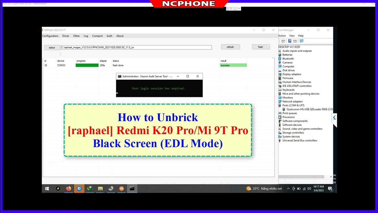 How to Unbrick Xiaomi Redmi K20 Pro 9008 | Unbrick Mi 9T Pro 9008 06/05/2023 - YouTube