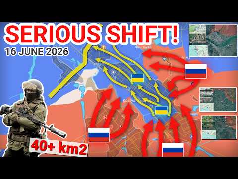 Critical News Coming From Kostyantynivka: Forces Pull Back as 40 KM2 Changes Hands [16 June 2026]