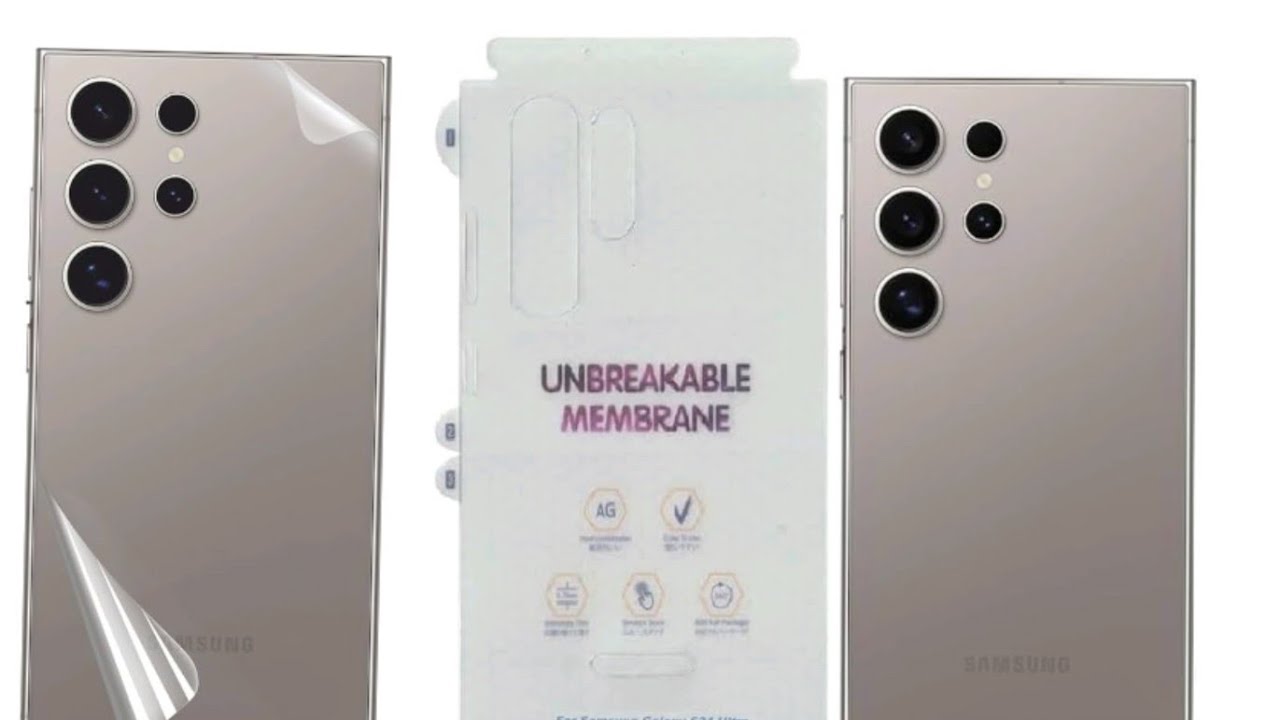 Samsung s24ultra back lamination Samsung S24 ultra Back Glass Protector ...