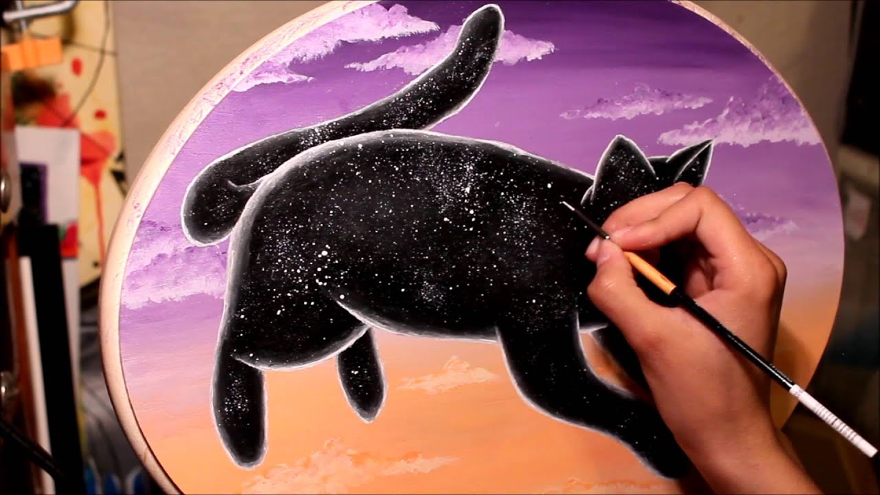 "Dusty" Speed Painting (Gravity Rush/Daze Fanart) - YouTube