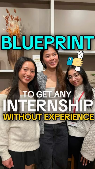 How to get ANY internship without experience - YouTube