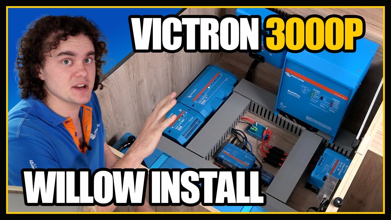 Victron 3000P Off-Grid Power System | Willow Caravan | Solar N Sat ...
