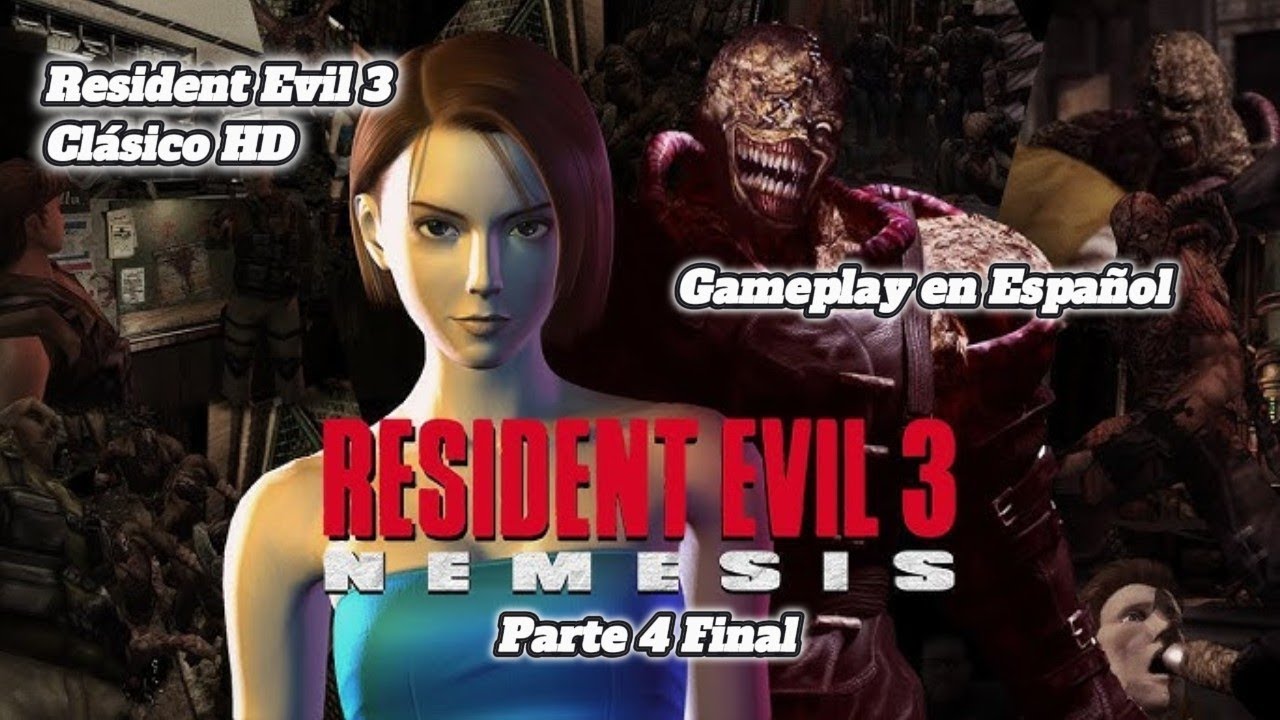 Resident Evil 3 Clásico HD parte 4 final, Le damos kran al nemesio con ...