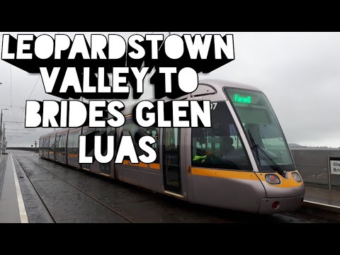 Onboard A Luas Tram 5000 From Leopardstown Valley To Brides Glen - YouTube