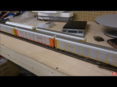 Demo: 2022 Relase of Walthers Bi Level Auto Racks in HO Scale! - YouTube