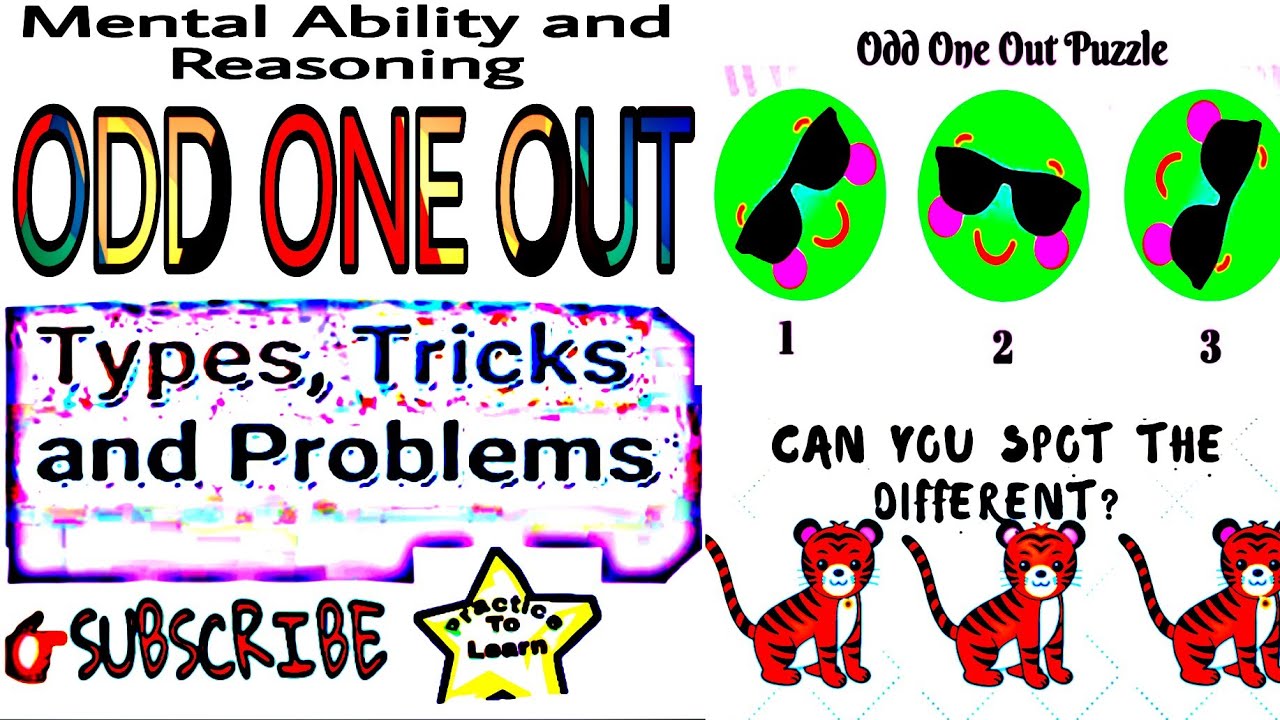 ODD ONE OUT (Mental Ability and Reasoning) easy method - YouTube