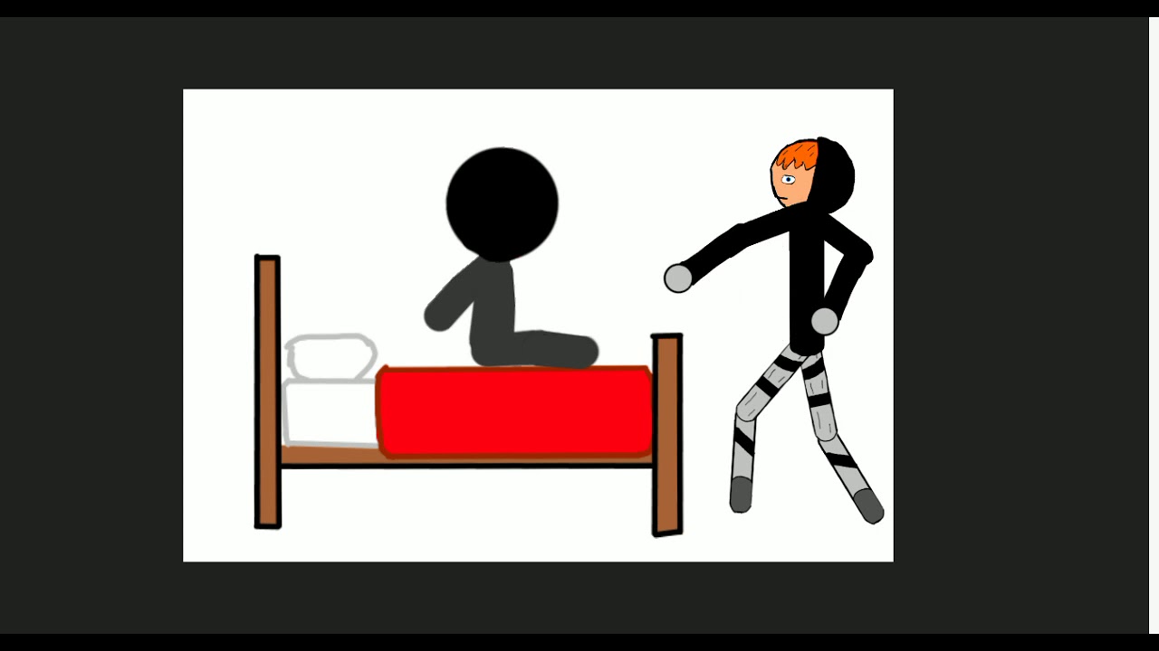 Stick man house animation - YouTube