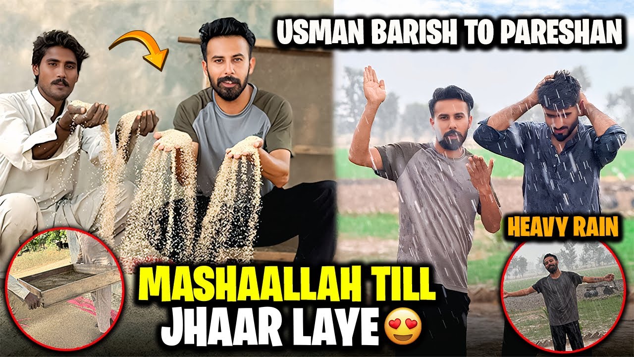 MashaAllah Till Jhaar Laye 😍 Usman Barish to Preshan🥹🫩 - YouTube