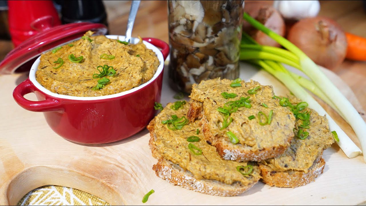 Pate de ciuperci 🍄 Pate vegetal 🌿 Reteta de post 🍄 Șef Paul Constantin ...