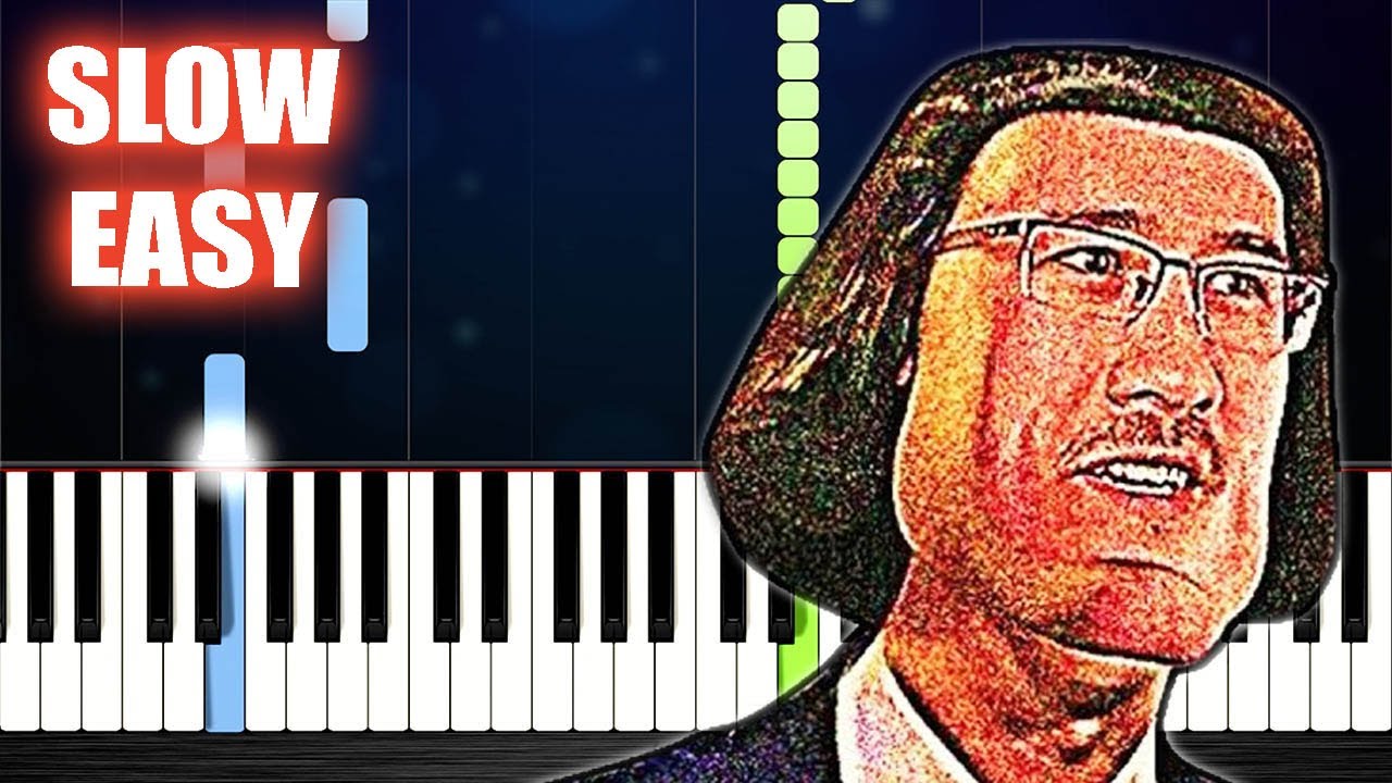 RUSH E - SLOW EASY Piano Tutorial - YouTube