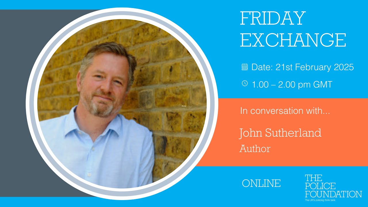 Friday Exchange | In conversation with author and former police officer ...