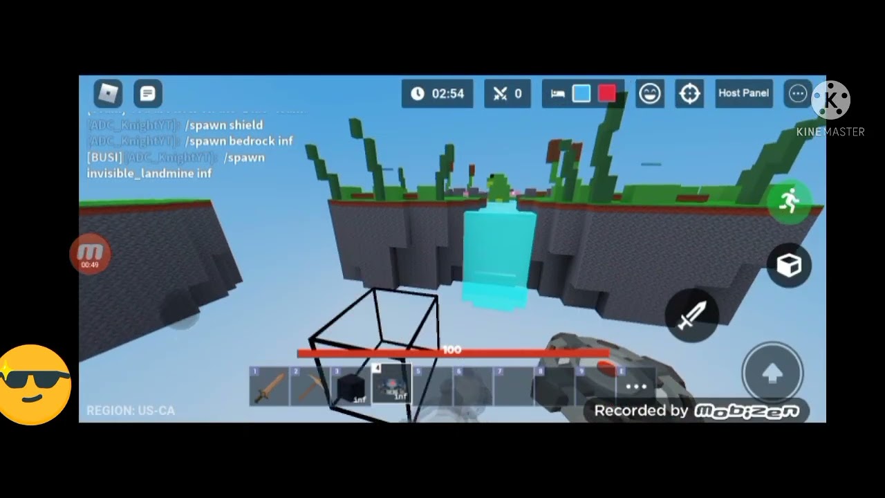 How to float in the sky | Roblox Bedwars - YouTube