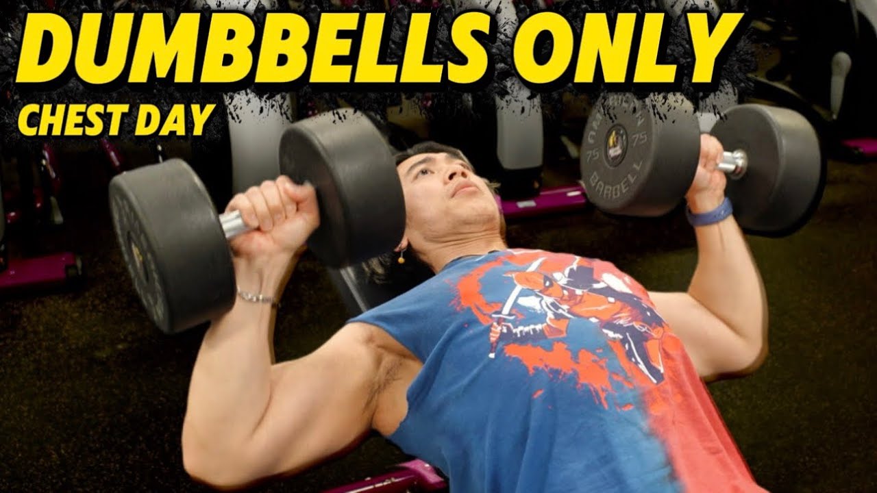 How I Grew My Chest Using Only Dumbbells | Beginner Chest Workout with ...