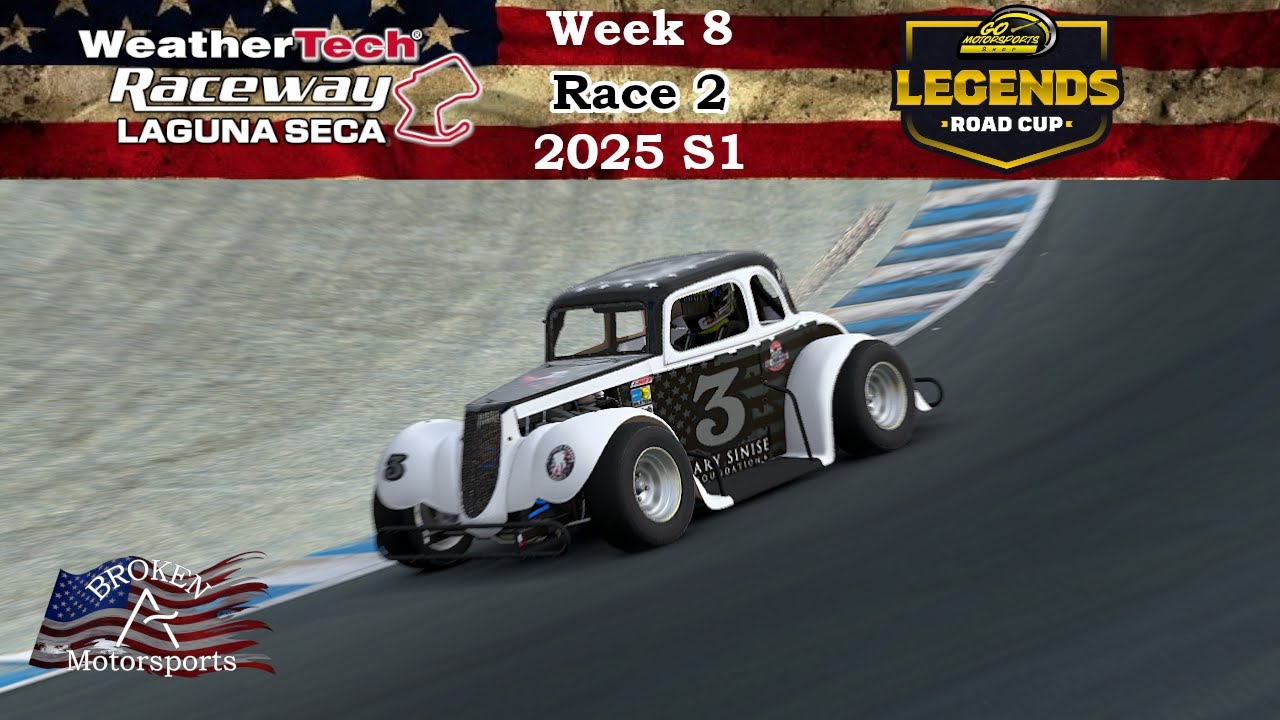 Legends Road Cup - WeatherTech Raceway at Laguna Seca - iRacing Road ...
