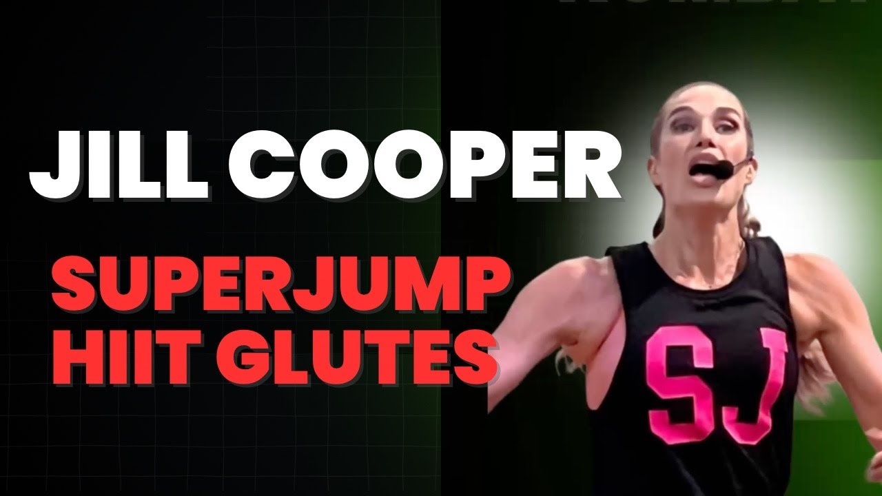 Jill Cooper's SuperJump HIIT Glutes - Arms and ABS 4x4 workout - YouTube