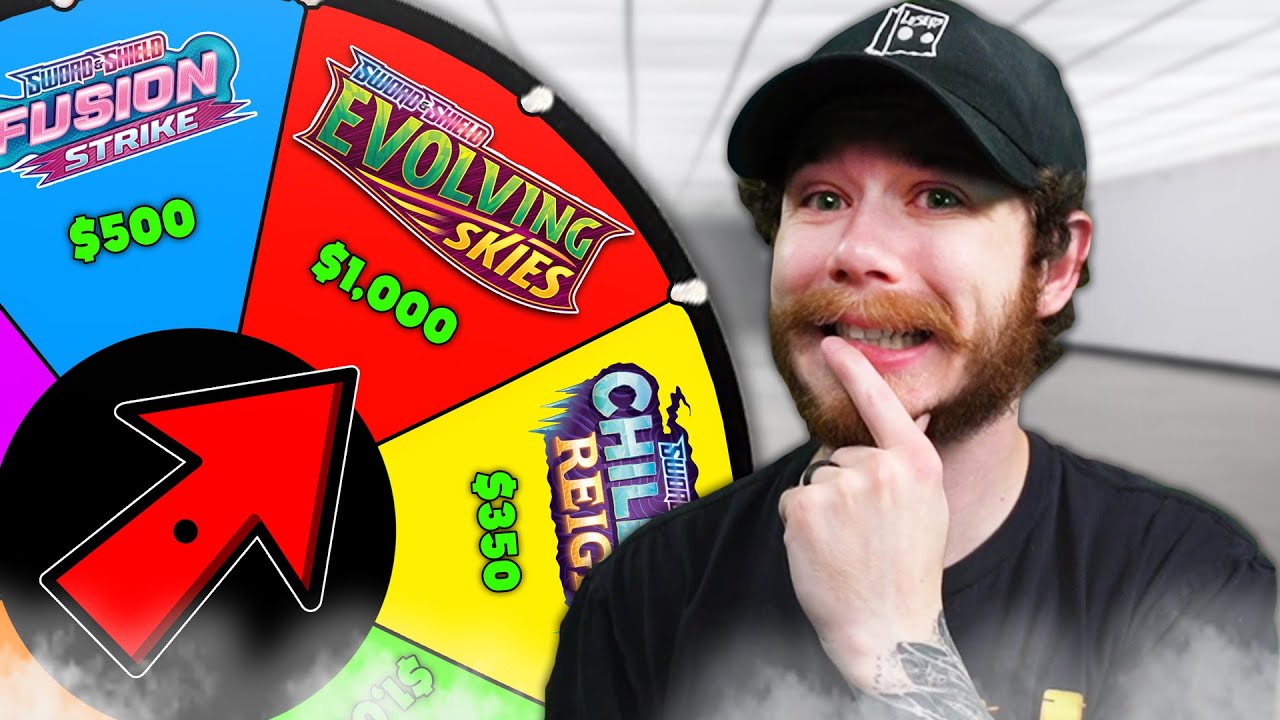 The Roulette Wheel Decides What Pokemon Booster Box I Open! - YouTube