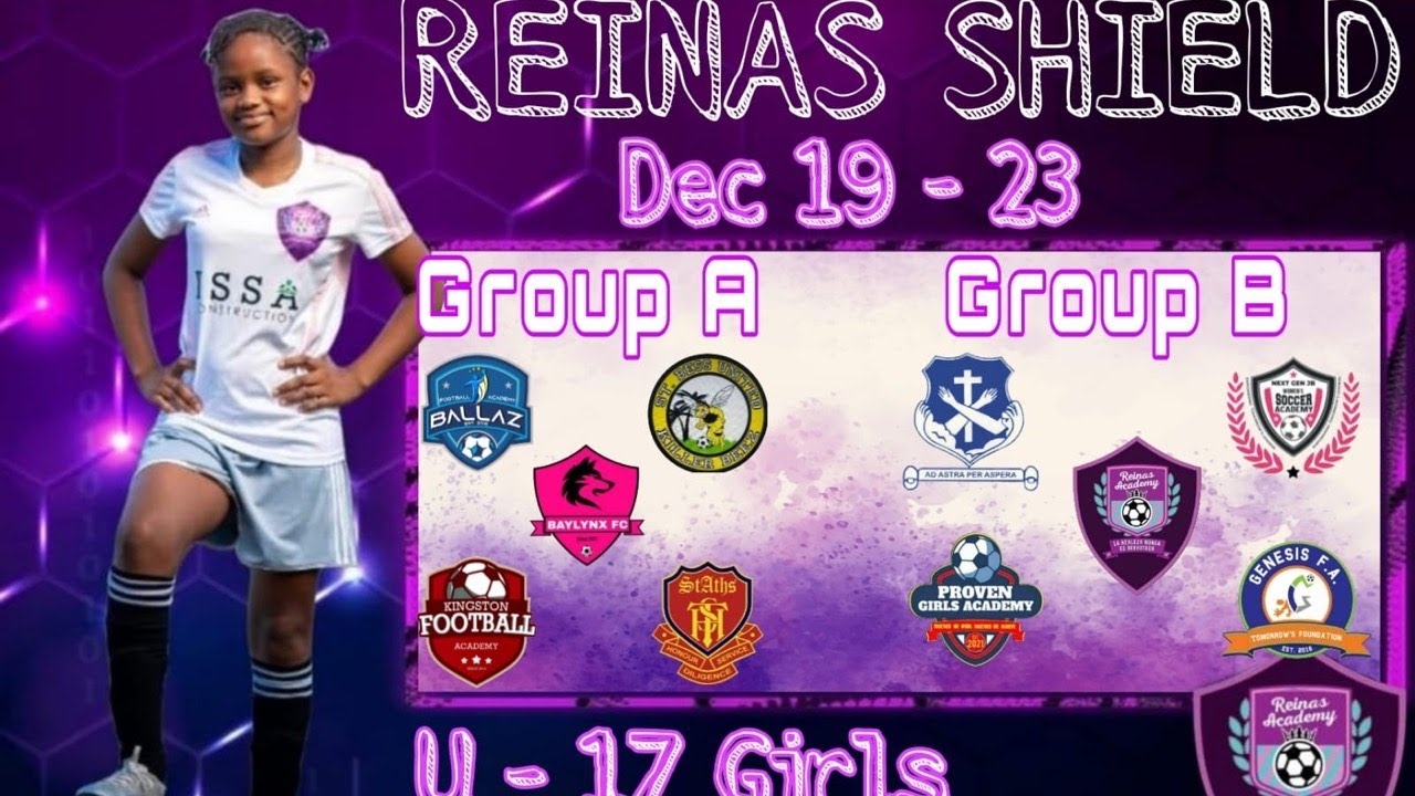 Reinas Shield Girls U17 Football Competition | LIVE STREAM - YouTube