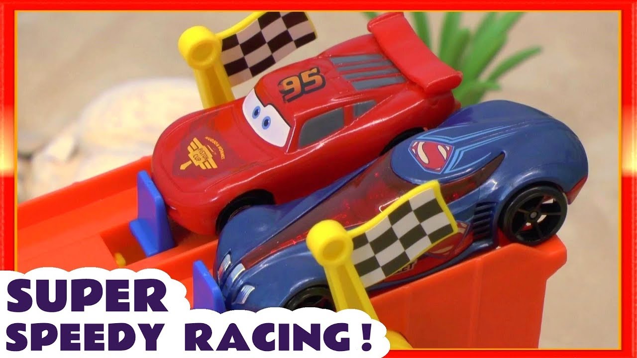 Cars Lightning McQueen Super Speedy Racing Fun - YouTube